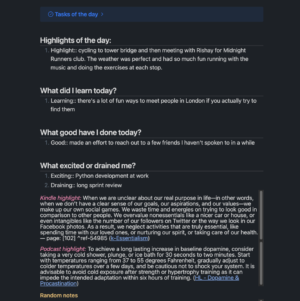 Obsidian Guide: Daily, Weekly, Monthly and Yearly notes · Vault of Josh